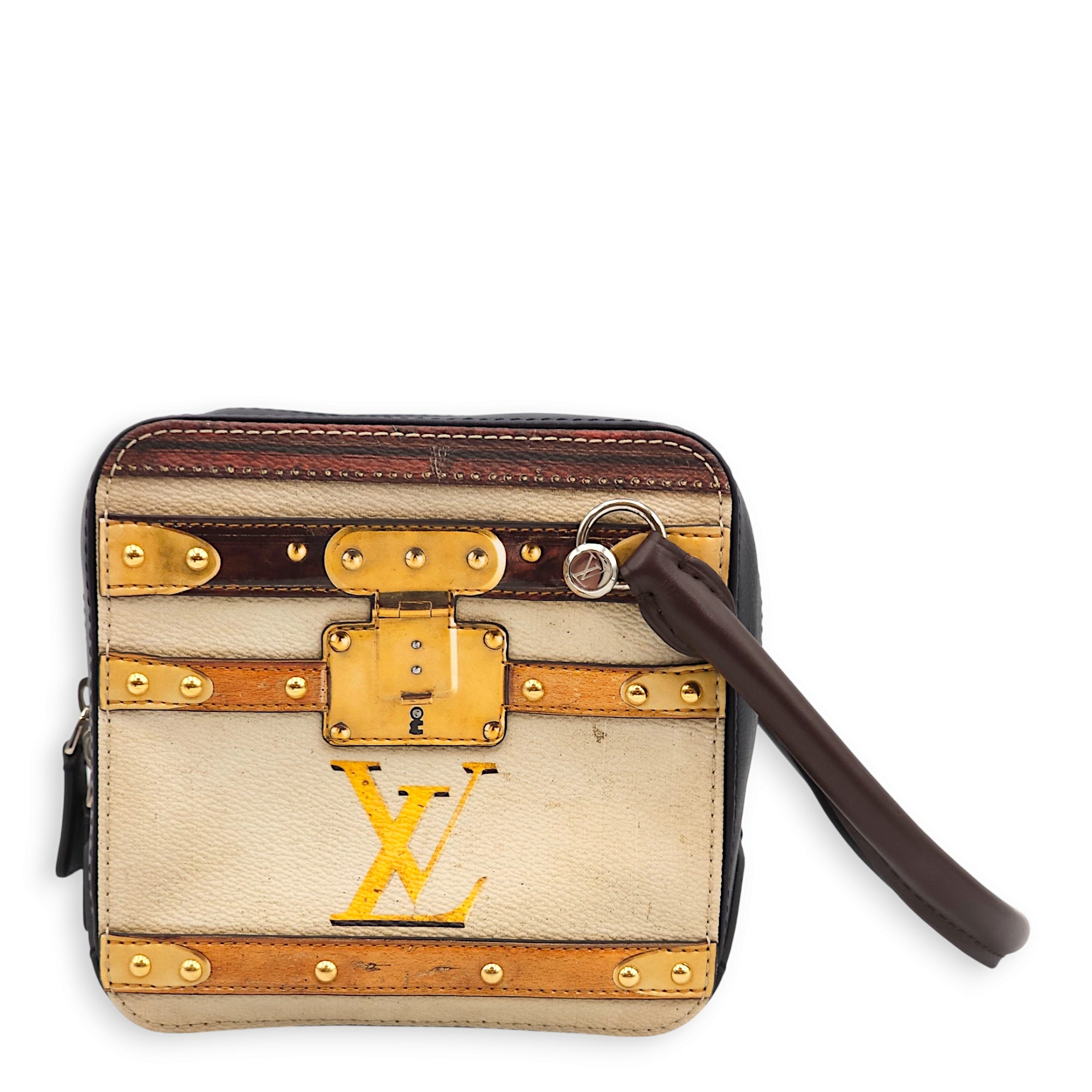 Louis Vuitton Time Trunk Square Multi-colour Top Handle Bag Louis Vuitton Time Trunk Square Multi-colour Top Handle Bag